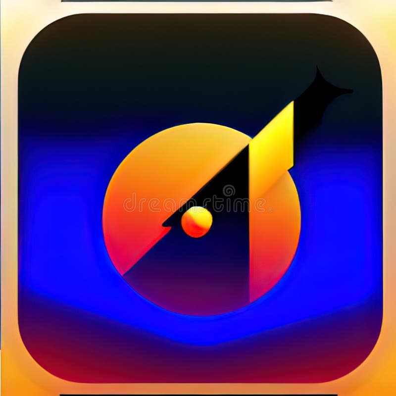 Hero Shooter Software App Style Icon. Generative AI. Stock Illustration ...