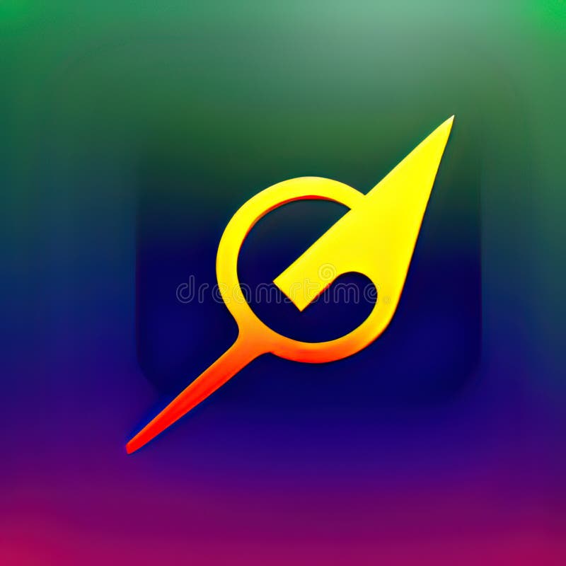 Hero Shooter Software App Style Icon. Generative AI. Stock Illustration ...