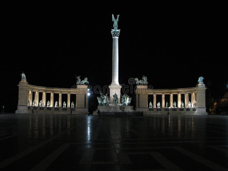 Hero Square, Budapest 1 stock image. Image of magyar, hero - 256095