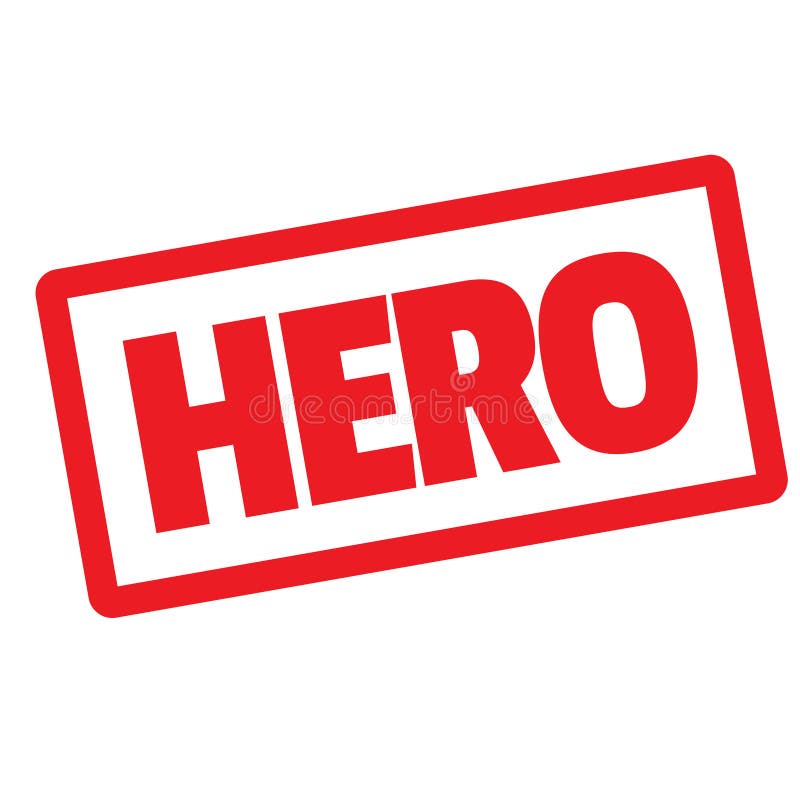 HERO stamp on white stock vector. Illustration of meaning - 144600811