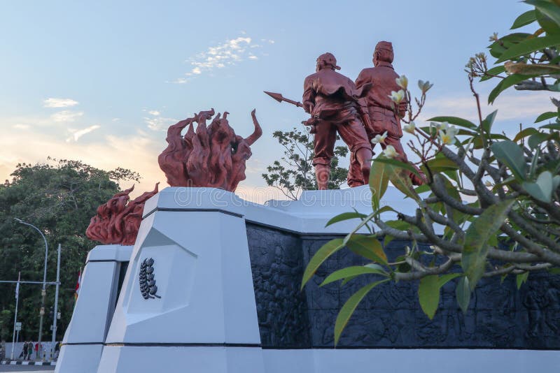 Hero Struggle Monument in Riau Stock Image - Image of monument, asia ...