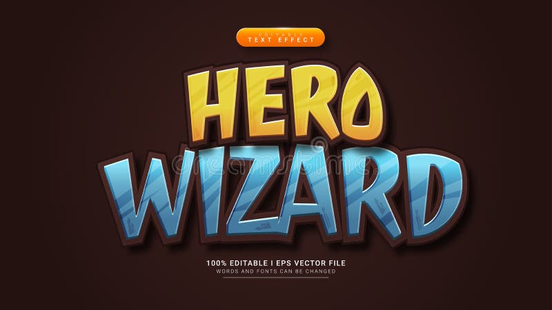 3d Text Style Effect Wizard Stock Illustrations – 51 3d Text Style ...