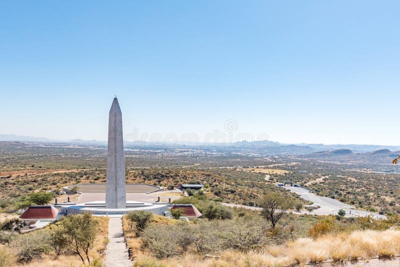 Heroes Acre with Windhoek in the Back Editorial Photo - Image of ...