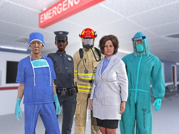 Emergency Responders Stock Illustrations – 3,133 Emergency Responders ...