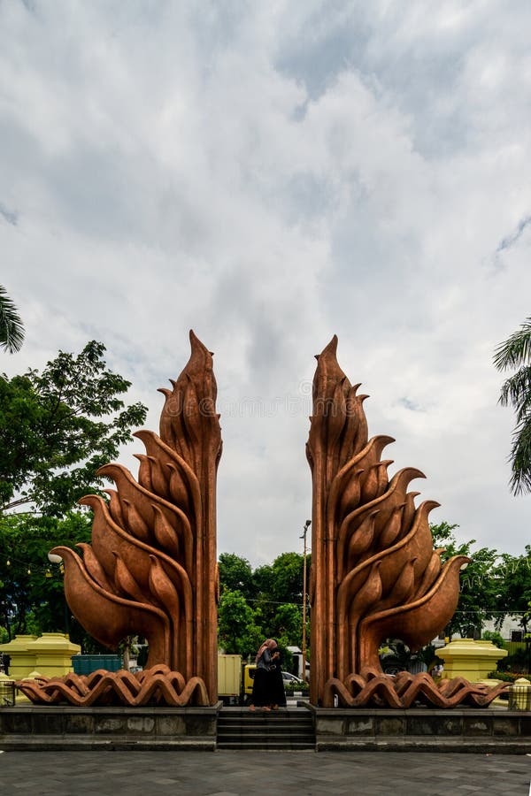 Heroes Monument and Museum in Surabaya, East Java, Indonesia Editorial ...