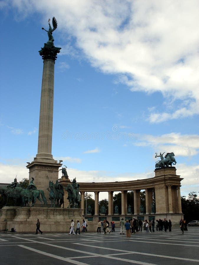 Heroes Square,Budapest,detail Stock Image - Image of city, duna: 3235639