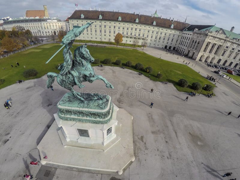 Heroes square in Vienna stock photo. Image of museum - 51281050