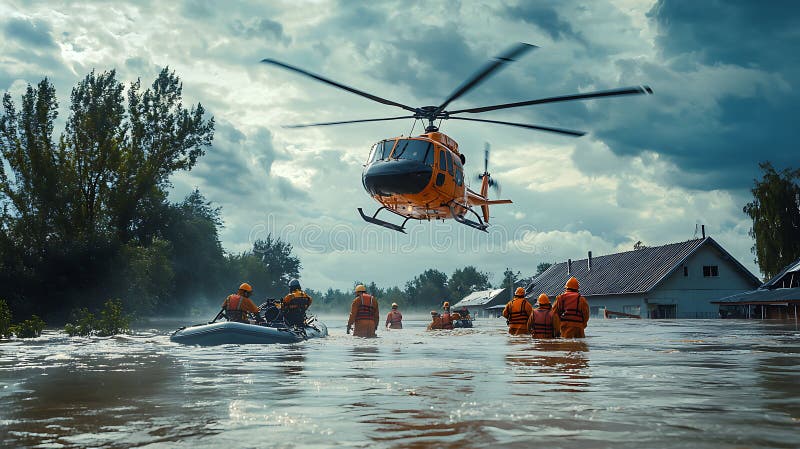 Heroic Rescue Operation during Devastating Flood a Helicopter and ...