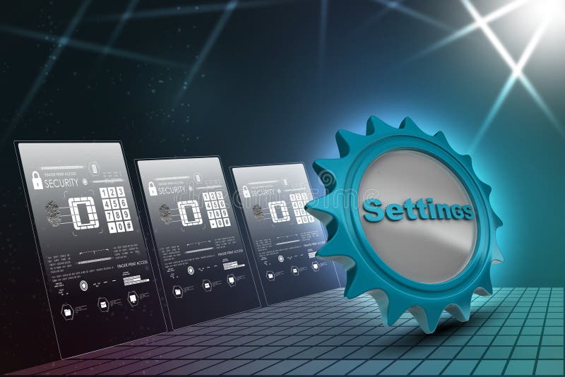 Herramientas E Icono De Las Configuraciones Stock de ilustración ...