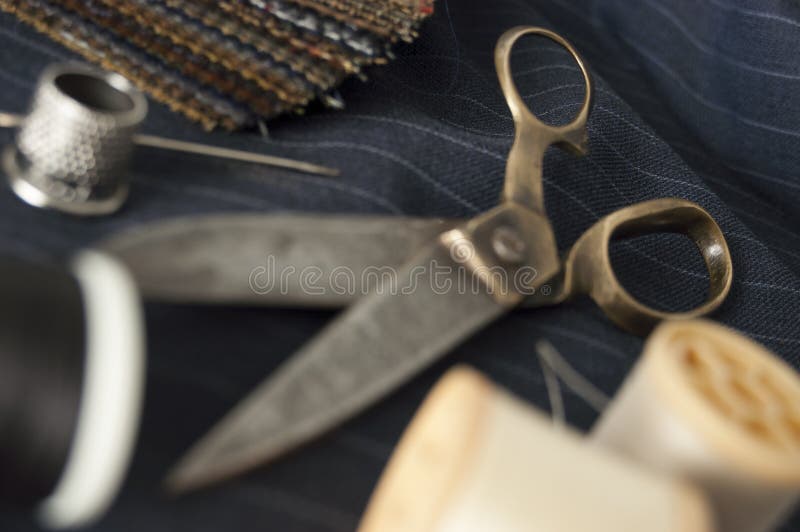 La Modistería Scissors El Papeleo Del Corte Aislado Imagen de archivo ...