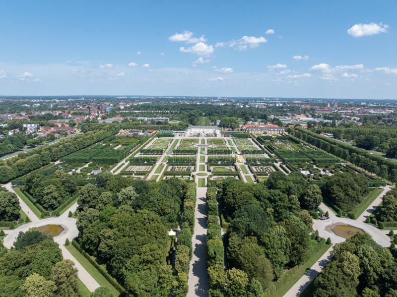 Herrenhausen Palace - Hanover, Germany Stock Photo - Image of beautiful ...