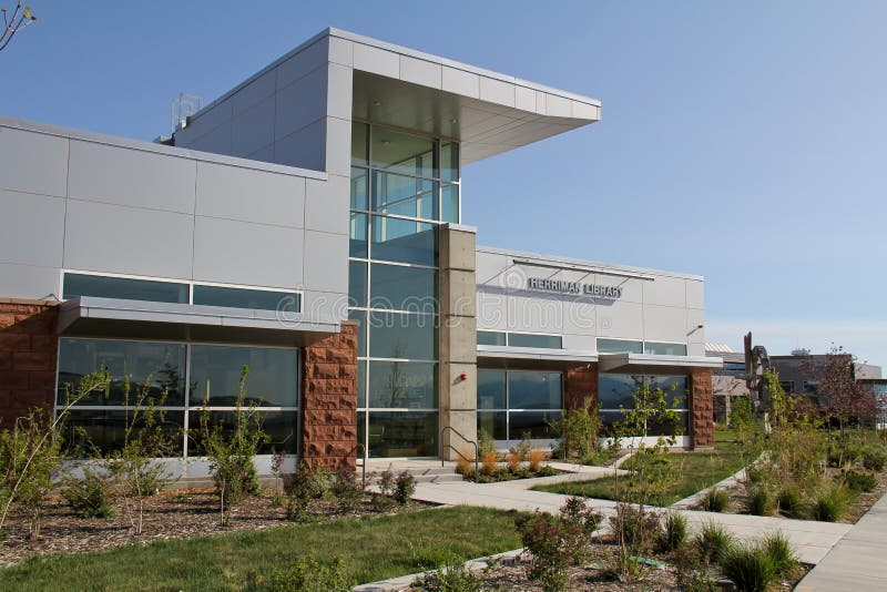 Herriman City Library, Utah Editorial Image - Image of utah, public ...