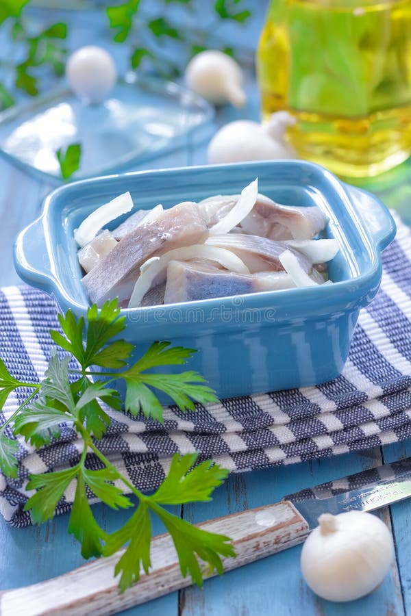 Herring stock image. Image of closeup, rustic, appetizer - 33185745