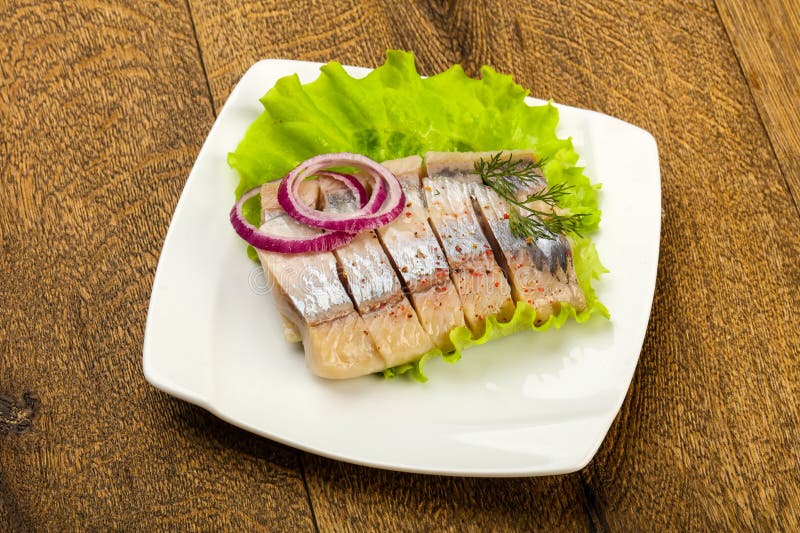 Herring fillet stock photo. Image of salted, pickled - 134207976