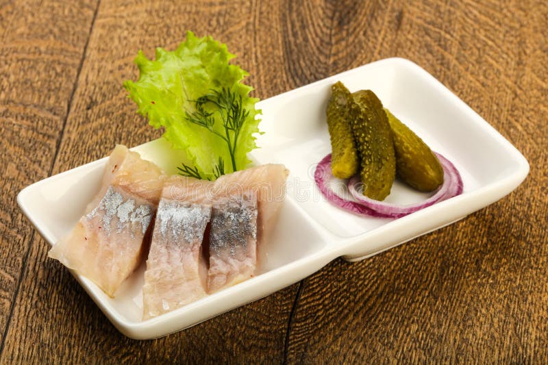 Herring fillet stock photo. Image of fillet, traditional - 142876870