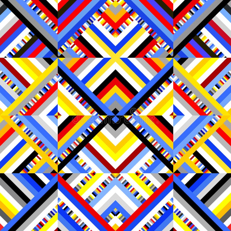 Herringbone Aztec Pattern. Seamless Quilting Design Background. Vector ...