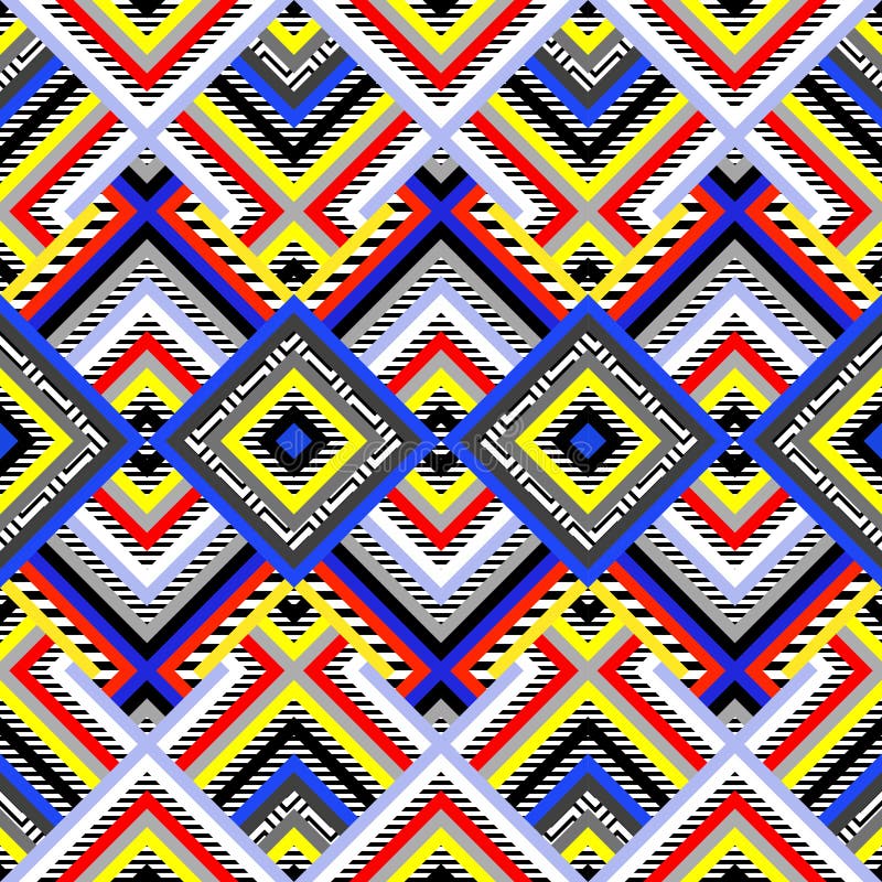 Herringbone Aztec Pattern. Seamless Quilting Design Background. Vector ...
