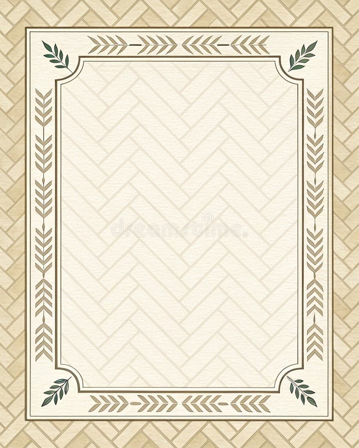 Herringbone Border Paper Texture Elegant and Textured Stock ...