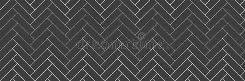 Herringbone Floor Pattern. Seamless Metro Texture. Vector Illustration ...