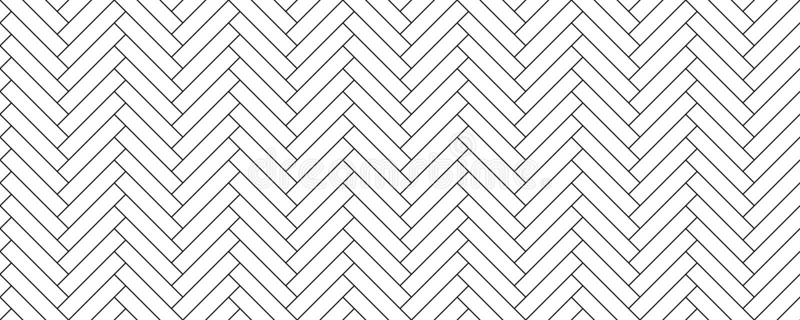 Herringbone Floor Pattern. Seamless Metro Texture. Vector Illustration ...