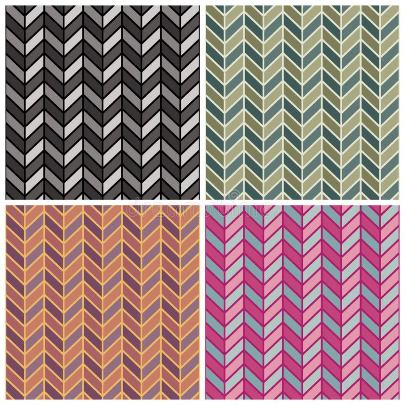 Graphic Herringbone Pattern Vector