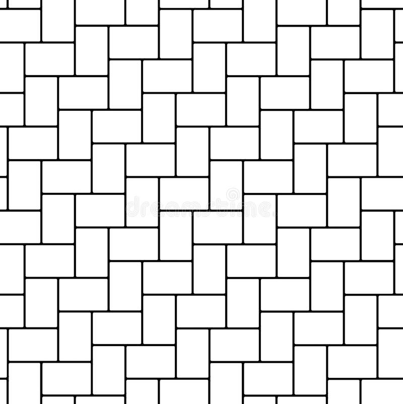 Herringbone Pattern Paving Seamless Texture Stock Image - Image of ...