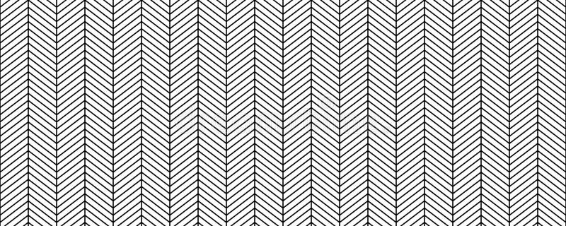 Herringbone Seamless Pattern. Black and White Chevron Background ...