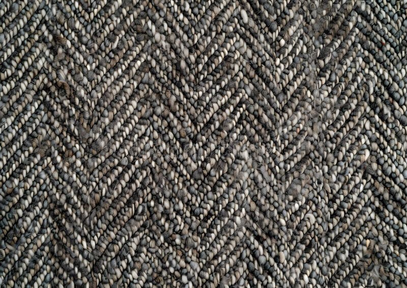 Herringbone Wool Carpet Texture, Gray-Brown with Green Dots Stock ...