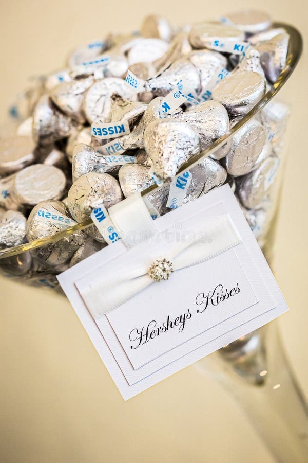 Hersheys Kisses On Glass Container Stock Photo - Image of kisses ...