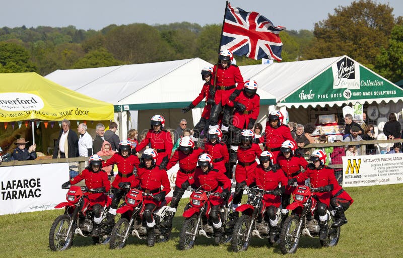 Herts County Show Imps Motorcycle Display Team Editorial Image - Image ...
