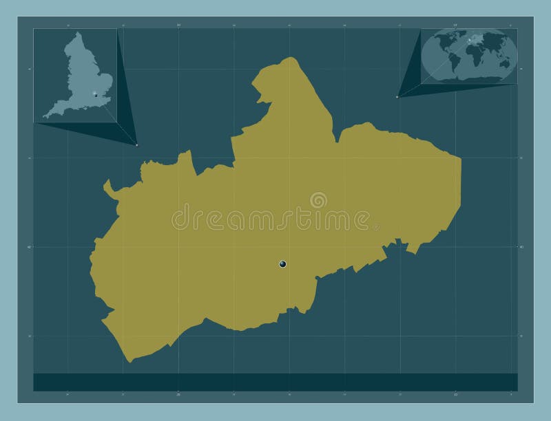 Hertsmere District Map - England UK Stock Vector - Illustration of ...
