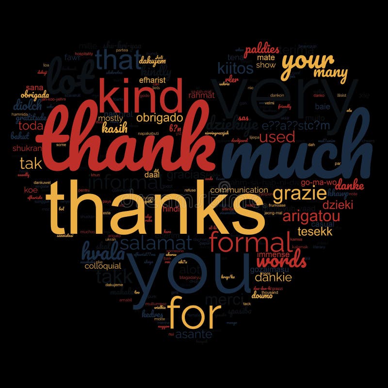 Herzlichen Dank an Banner-Plakataufkleber Stock Abbildung ...