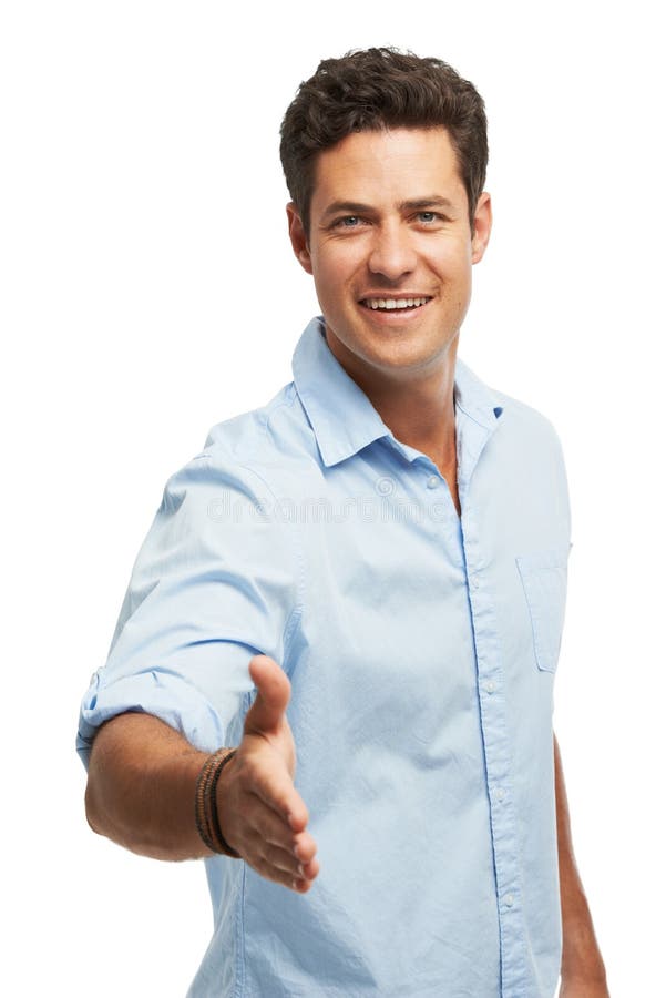 Hes Got an Expression for Every Occassion. Studio Shot of Handsome ...