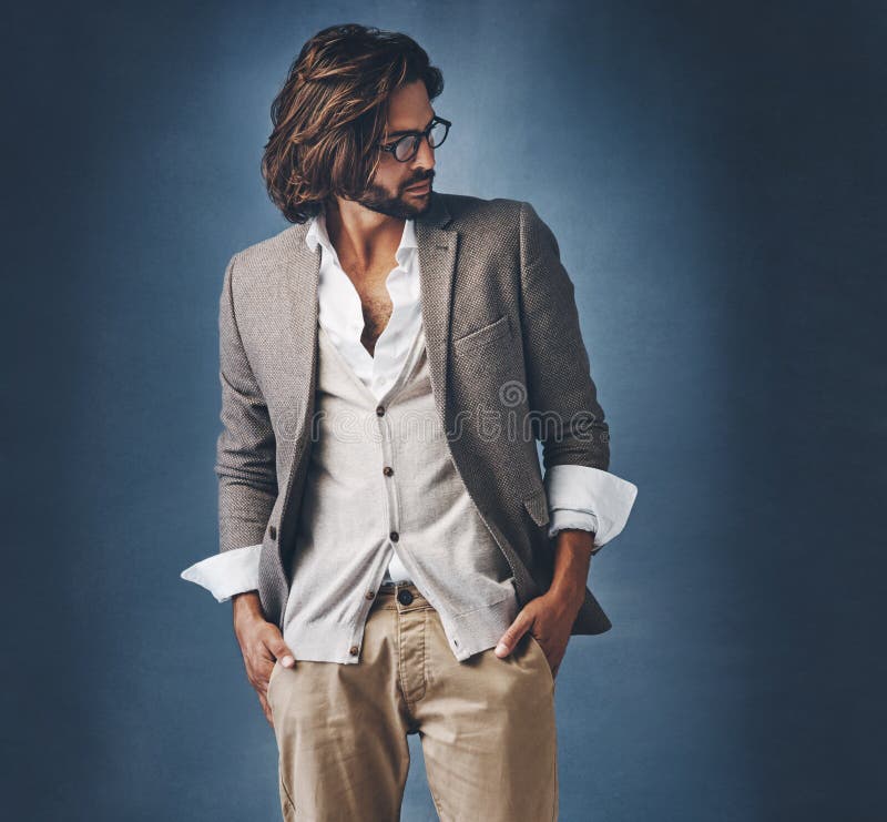 Hes a Man with Such Class. Studio Shot of a Handsome Young Man Posing ...