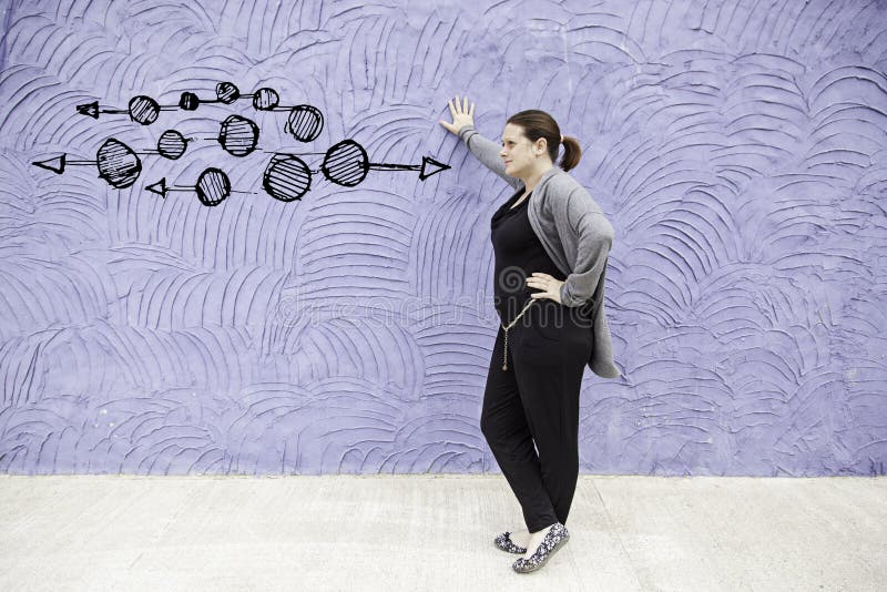 Hesitant girl stock image. Image of bullying, brunette - 54275437