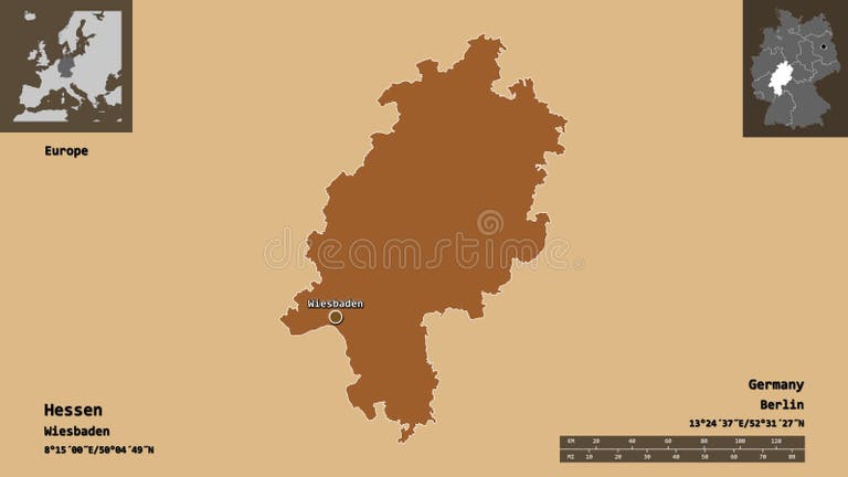 Hessen, State of Germany,. Previews. Pattern Stock Illustration ...