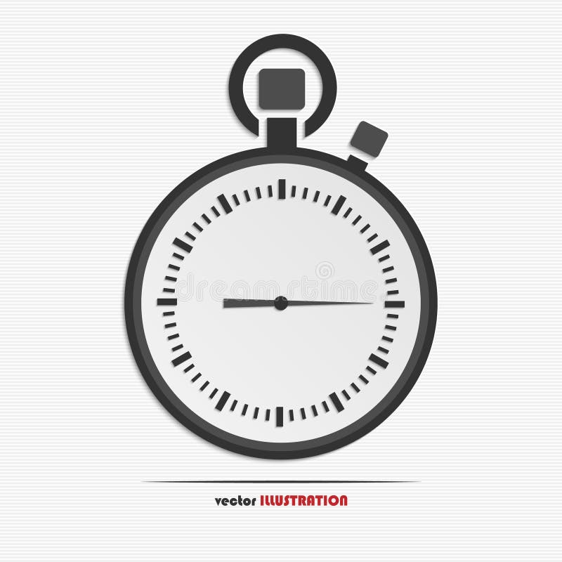 Het Abstracte Pictogram Van Het Chronometerweb Vector Illustratie ...