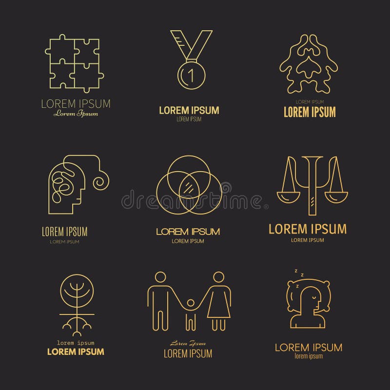 Het adviseren Emblemen vector illustratie. Illustration of advies ...