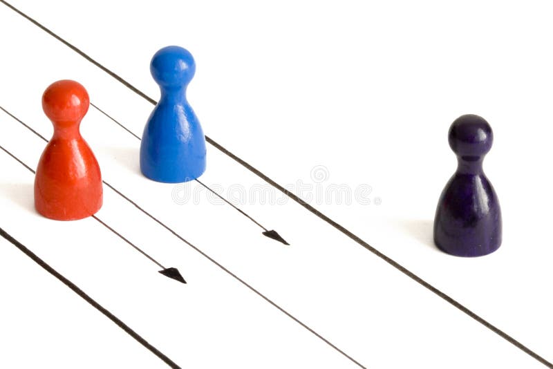 Het Trainen En Het Adviseren Met De Twee Bedrijfsmens Die Samenwerken ...