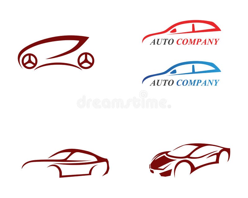 Het Auto Vectorpictogram Van Autologo Template Redactionele Stock Foto ...