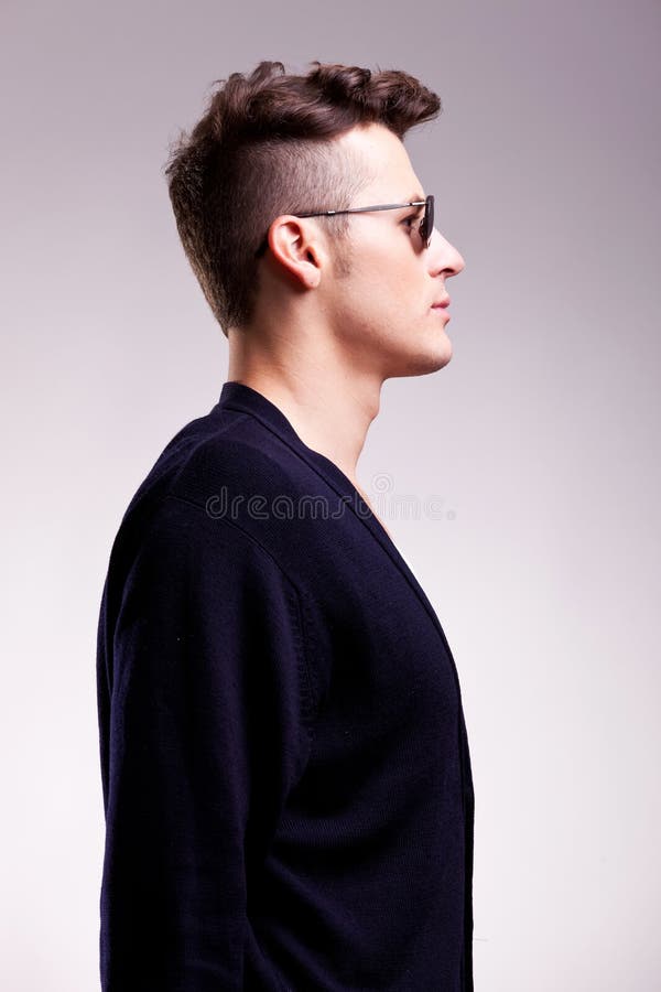 Profielfoto Van Een Jonge, Casual Man Stock Afbeelding - Image of ...