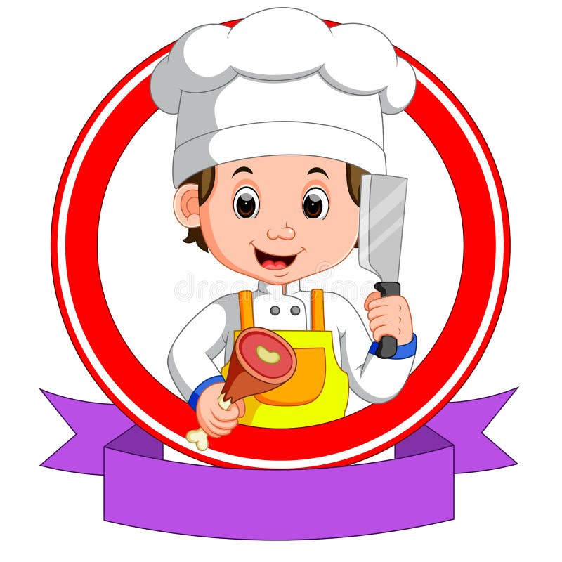 Slager - beeldverhaal vector illustratie. Illustration of raad - 26827806