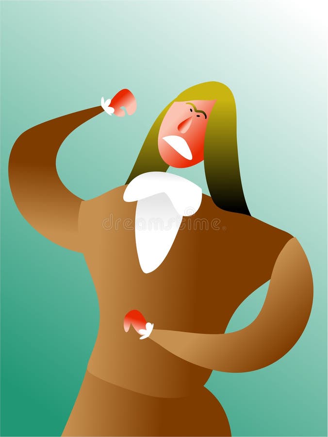 Het beheer van de woede stock illustratie. Illustration of vuist - 418948