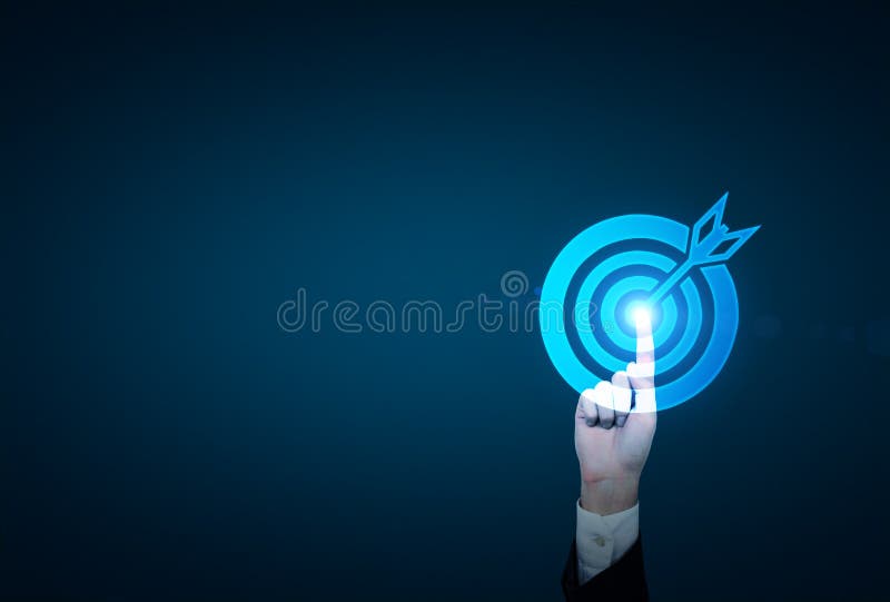 Het bereiken van een doel stock afbeelding. Image of gedaan - 66583989