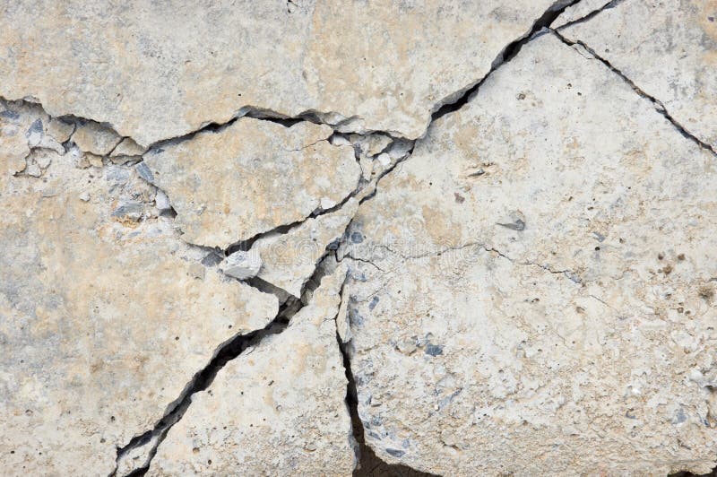 Een Barst in De Concrete Muur De Vernietiging Van De Muur Van De Grijze ...