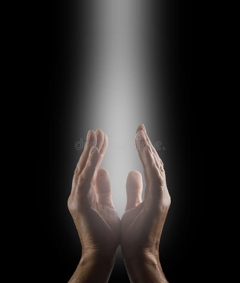 Het Bidden Aan Goddelijke Geest Stock Foto - Image of kosmisch, lichaam ...