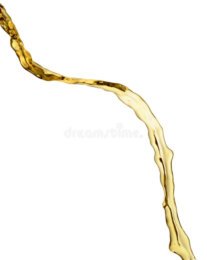 Het Bier Giet. Straal Op Wit Wordt Geïsoleerd Dat Stock Foto - Image of ...