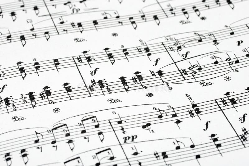 Notenblad stock foto. Image of staaf, musicus, melodie - 6147666