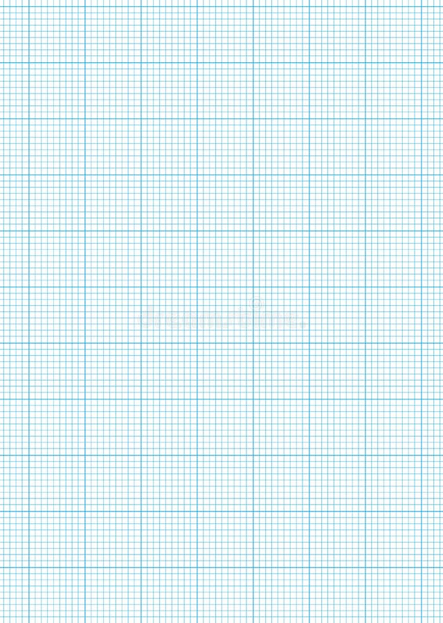 Het Blad Van Het Millimeterpapier A4 Vector Illustratie - Illustration ...