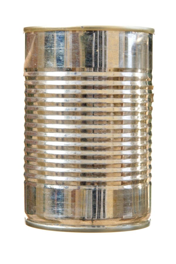 Het blik van het tin stock afbeelding. Image of achtergrond - 6737403